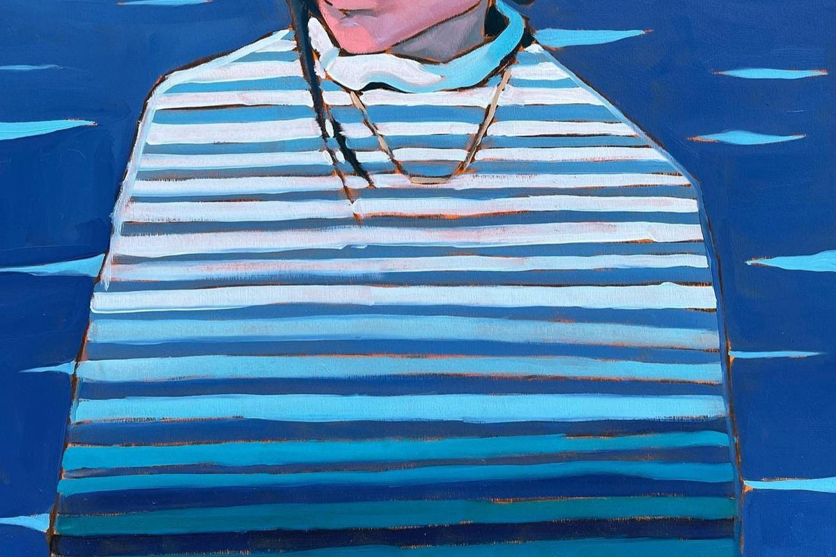 Eyes on the Horizon by James Mattison, 18x24, Oil on Wood Canvas, 2022