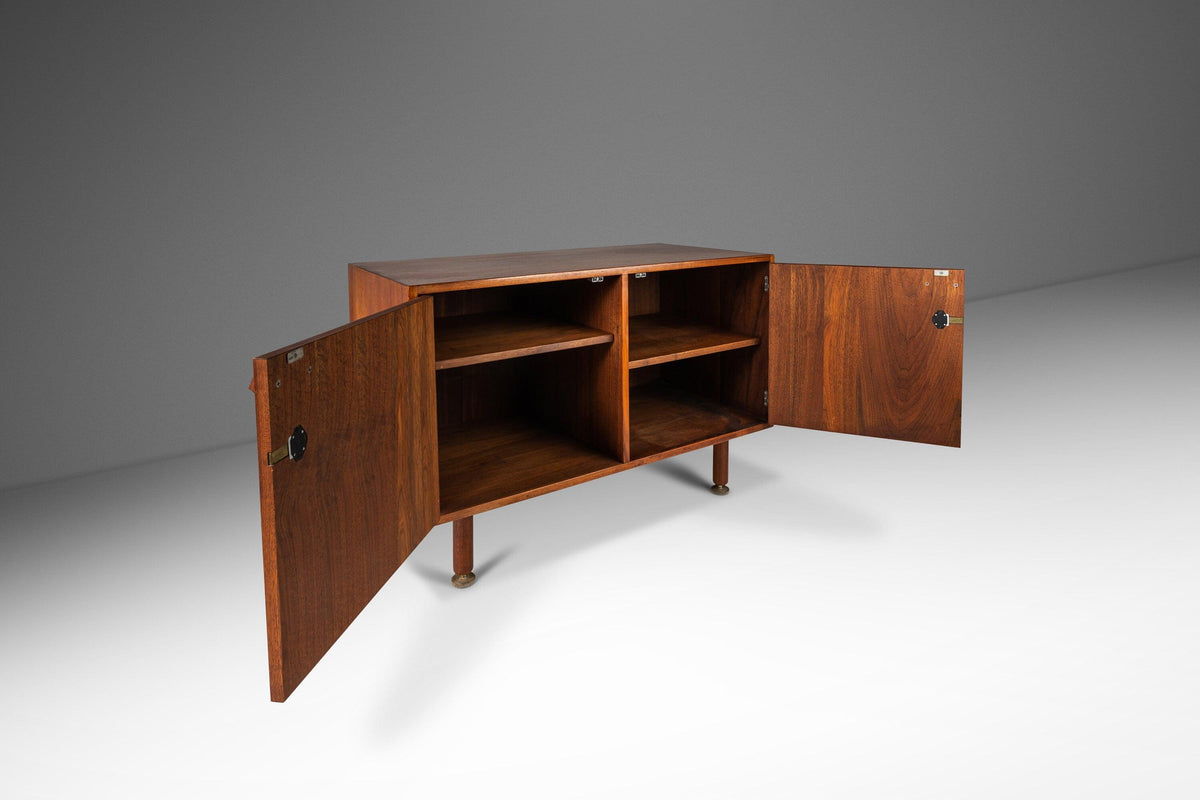 Mid-Century Modern Buffet / Case Piece in Walnut by Jens Risom for Jen