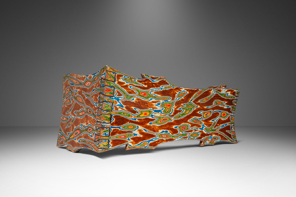 Organic Modern Studio Craft Bentwood Asymmetrical Abstract Bench by Je