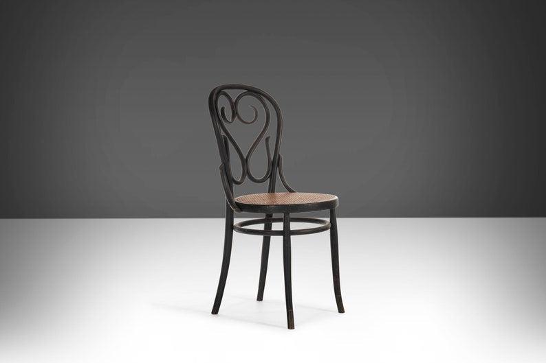 Single Bentwood Cane Chair by Salvatore Leone c. 1960s